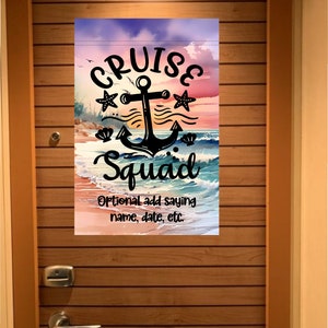 Custom Magnetic Cruise Ship Door Decoration, Personalized Cruise Door ...