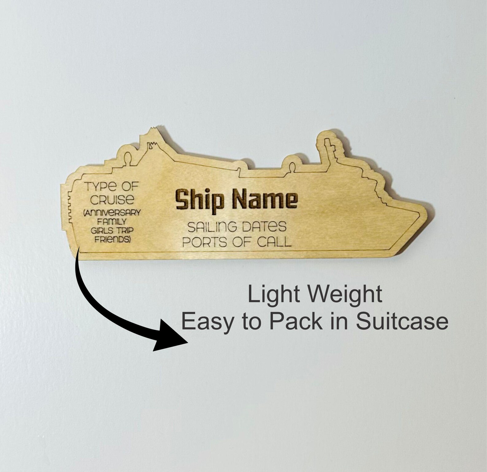 Personalized Cruise Ship Magnet: Cabin Door Decor - Etsy