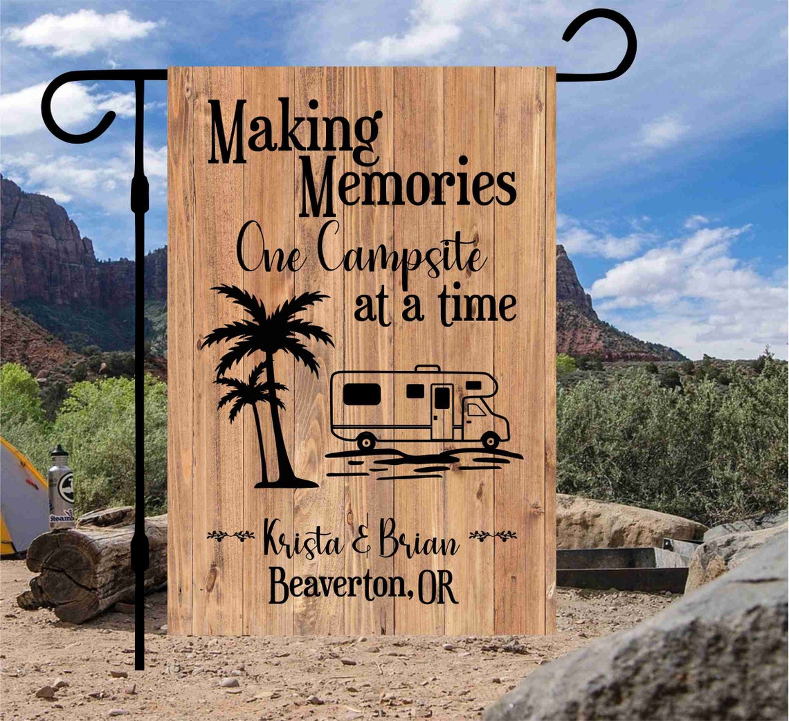 Custom Class C RV Camper Motorhome Garden Flag Personalized - Etsy