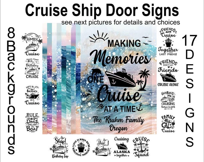 Life is Better When Were Cruisin Together Flag Sign Personalized Cruise ...