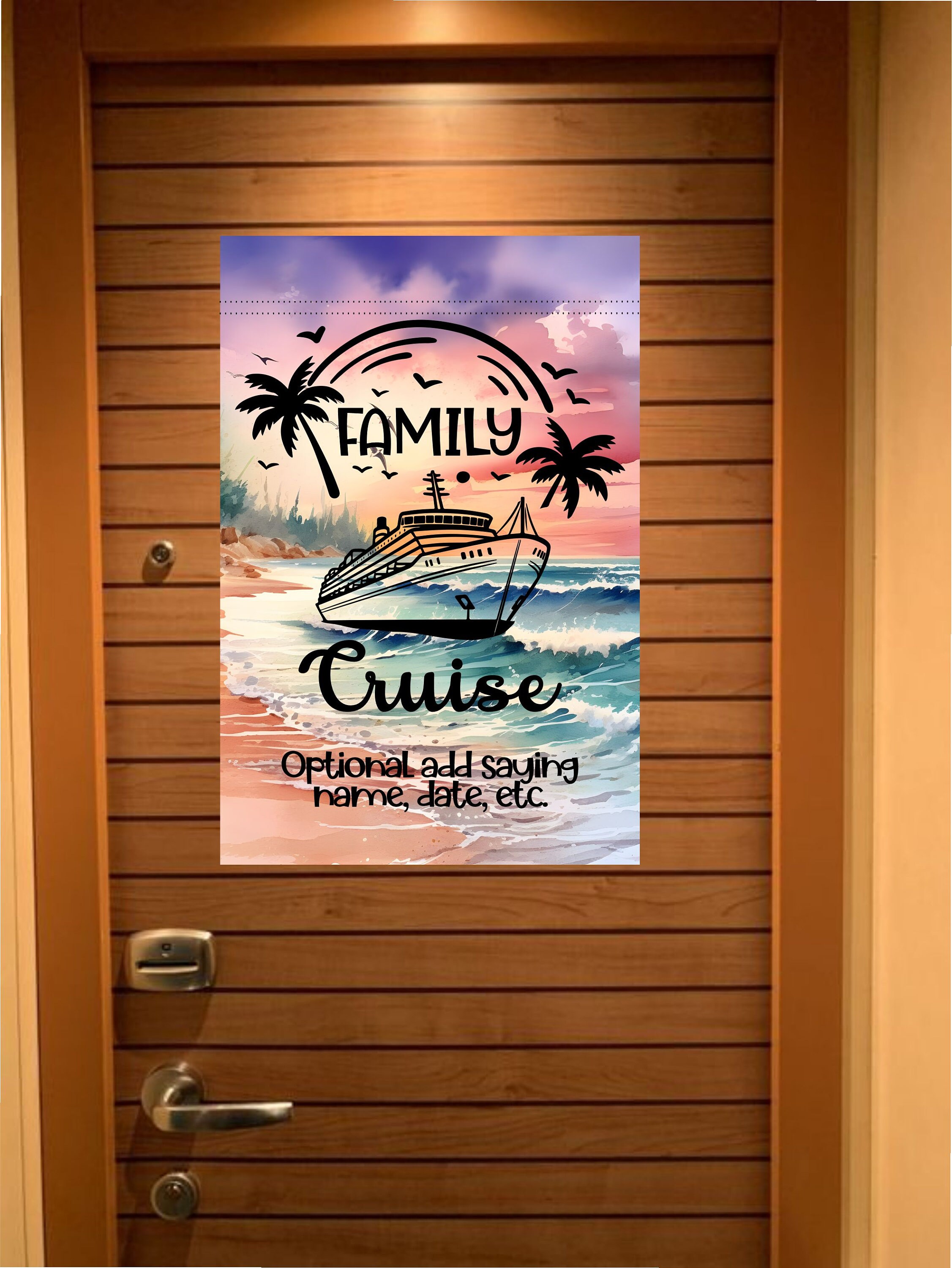 Custom Magnetic Cruise Ship Door Decoration, Personalized Cruise Door ...