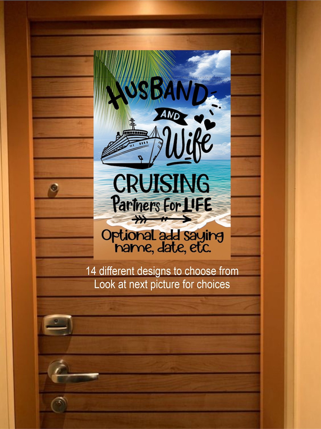 Cruise Door Decor, Personalized Magnetic Cruising Sign for Your Cabin ...