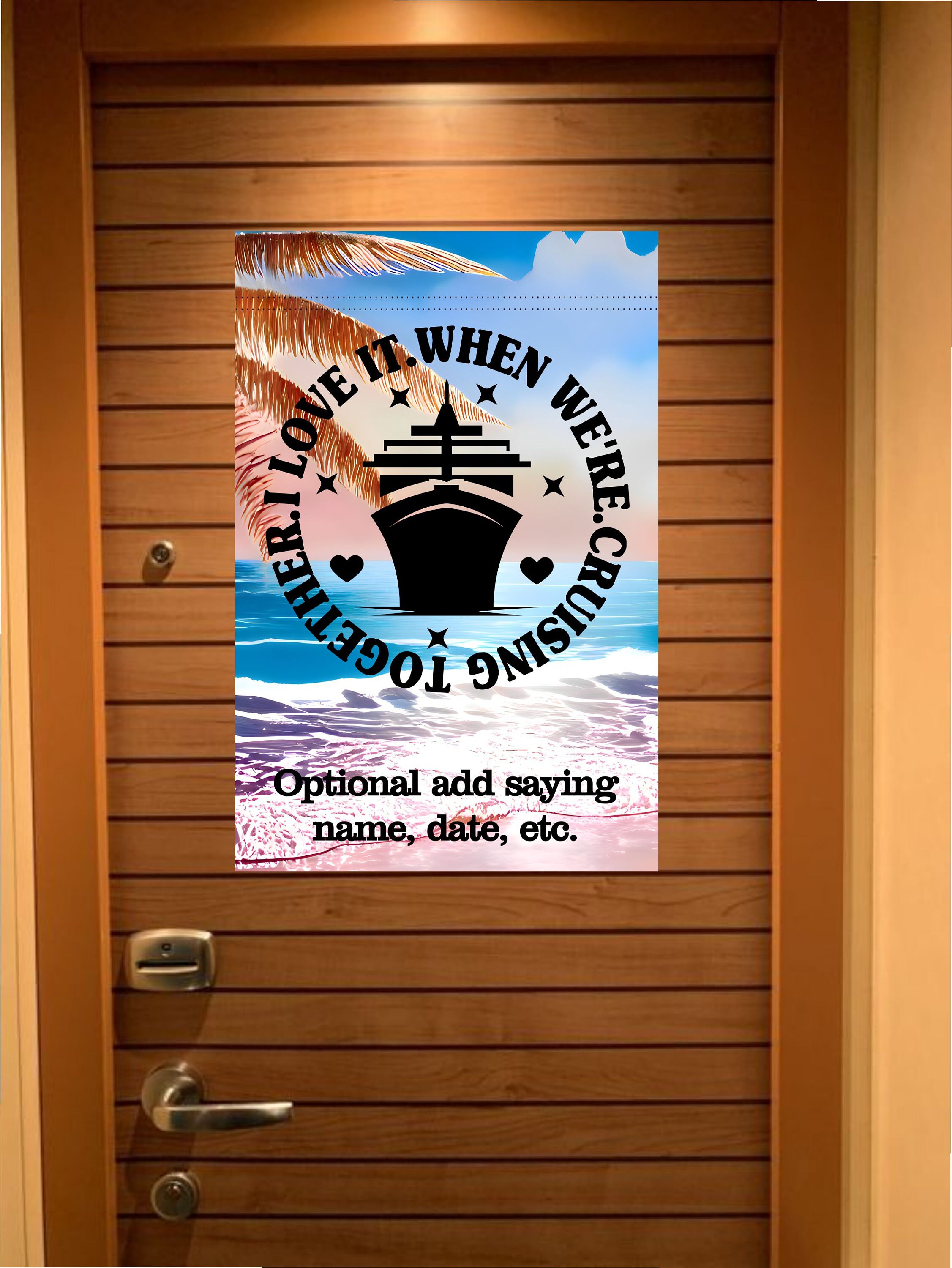 Custom Magnetic Cruise Ship Door Decoration, Personalized Cruise Door ...