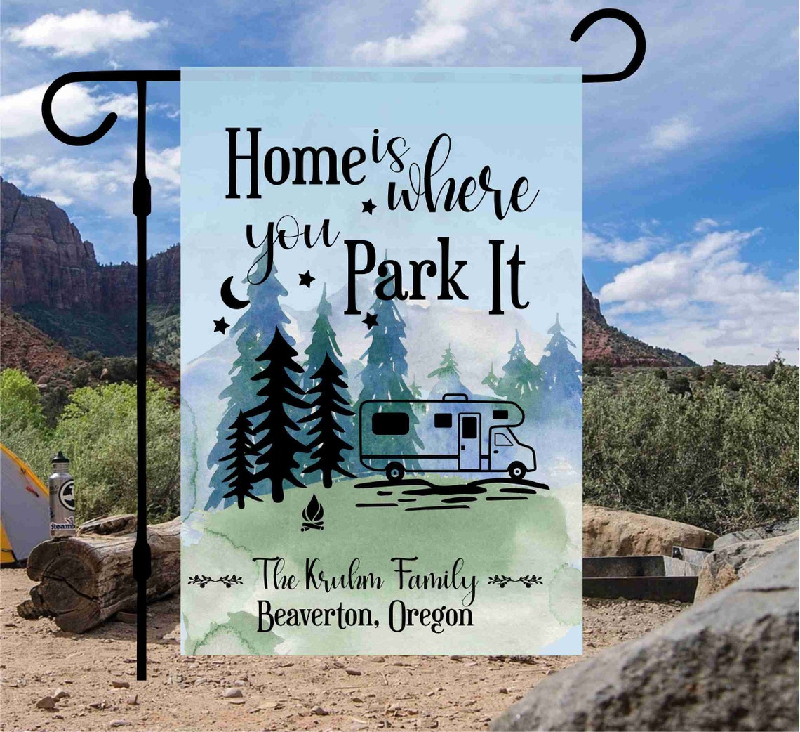 Custom Class C RV Camper Motorhome Garden Flag Personalized - Etsy