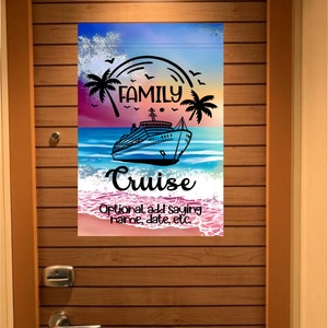 Cruise Door Decoration, Gift for Cruiser, Custom Magnetic Sign to ...