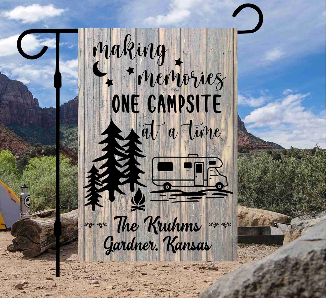 Custom Class C RV Camper Motorhome Garden Flag Personalized - Etsy