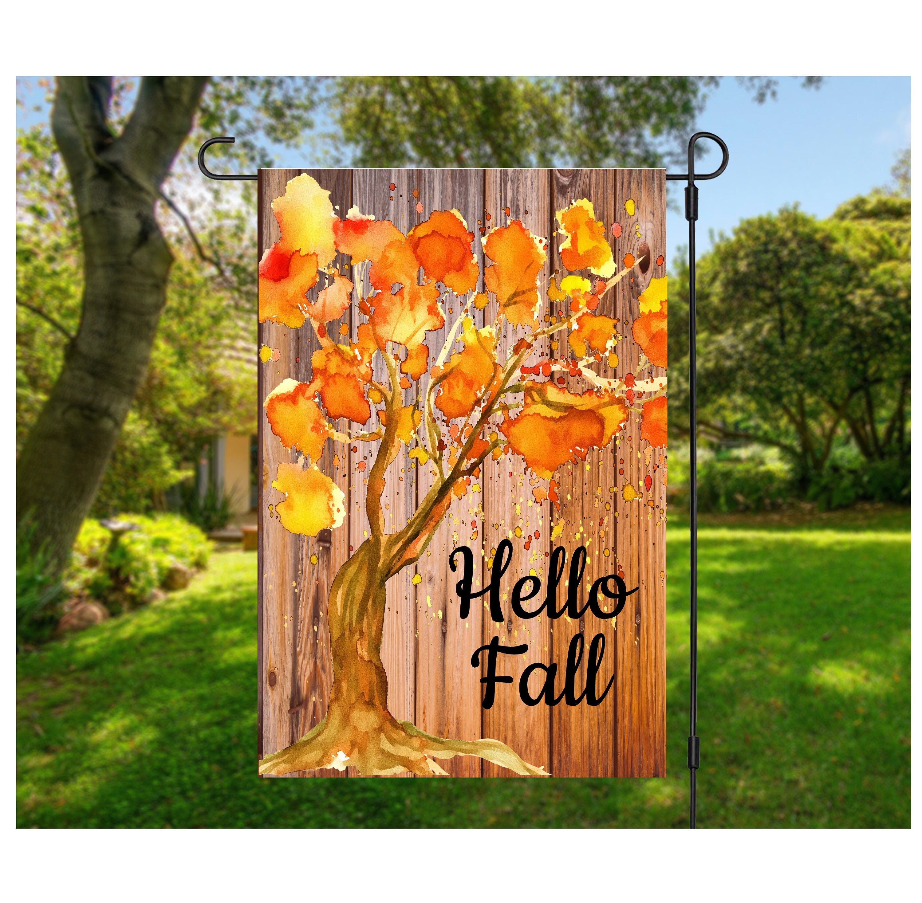 Garden Flag Fall Garden Flag Fall Decoration Autumn Yard | Etsy