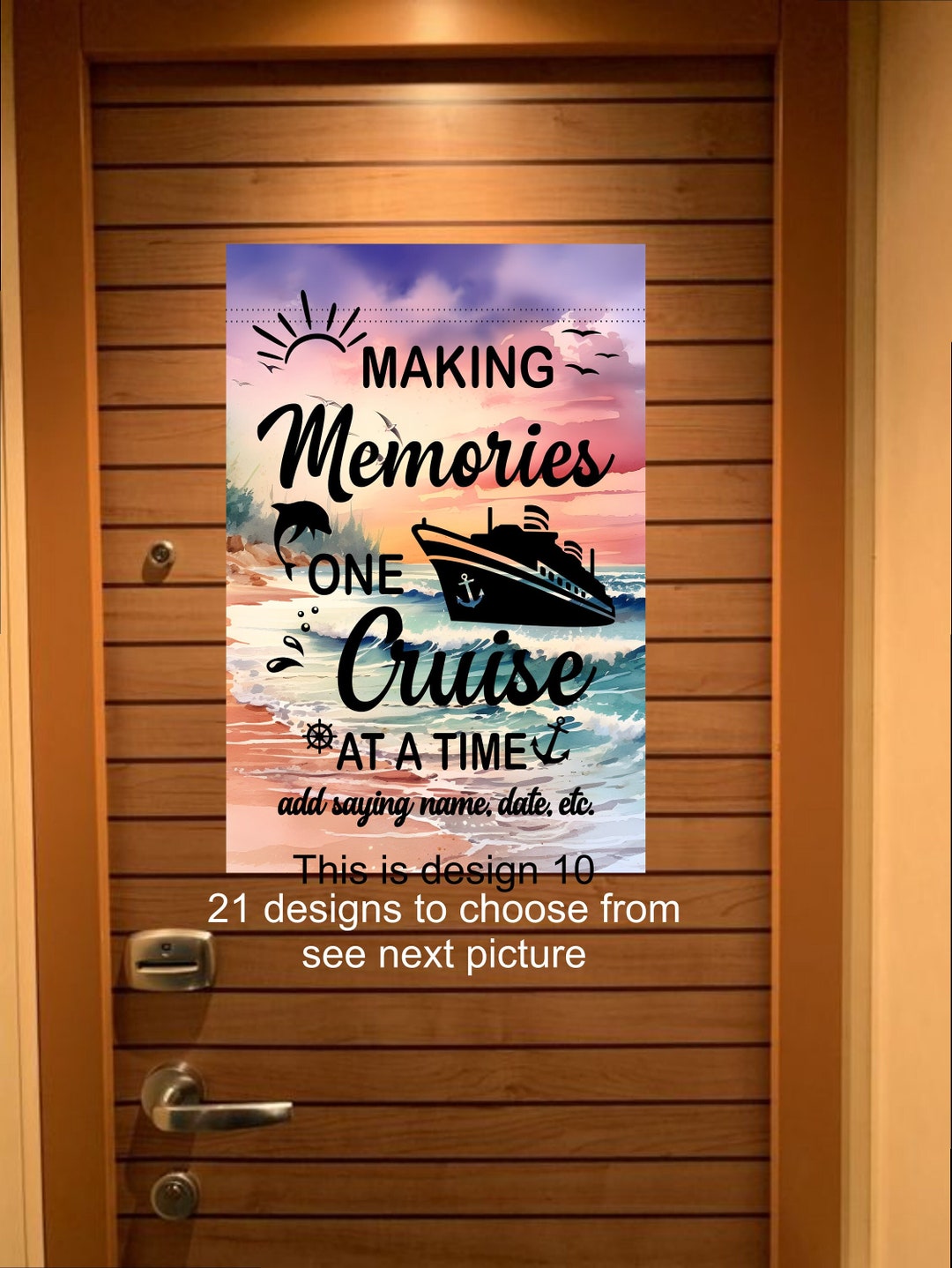 Custom Magnetic Cruise Ship Door Decoration, Personalized Cruise Door ...