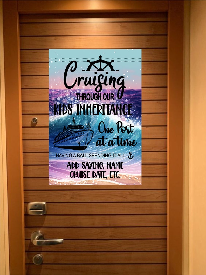 Personalized Magnetic Cruise Ship Door Decoration, Custom Cruise Magnet ...
