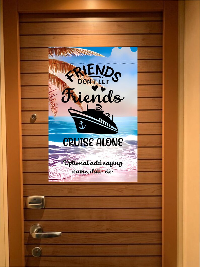 Custom Magnetic Cruise Ship Door Decoration, Personalized Cruise Door ...