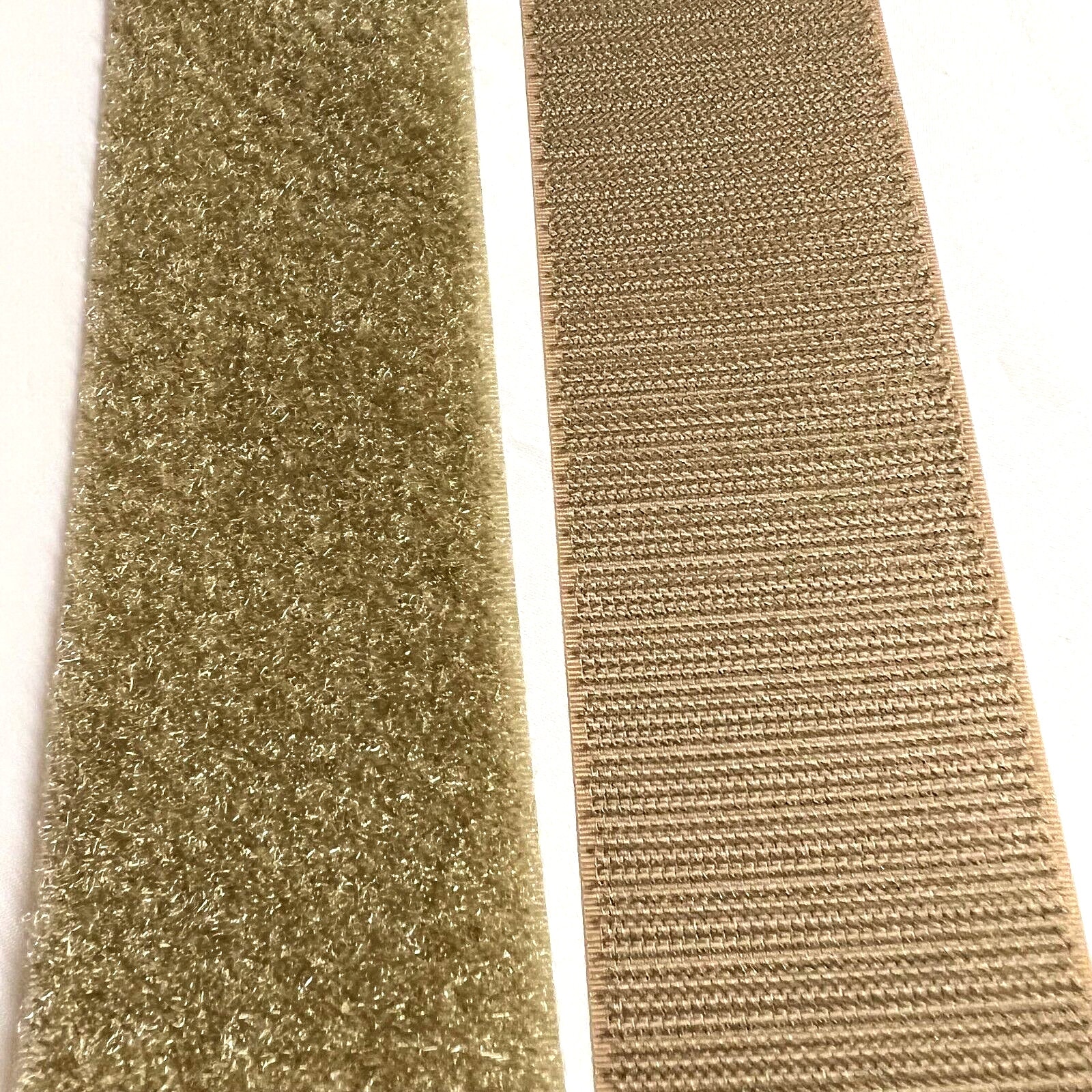 2" Wide Velcro® Brand MIL-SPEC Desert Tan Hook and Loop Set - 1 YARD ...