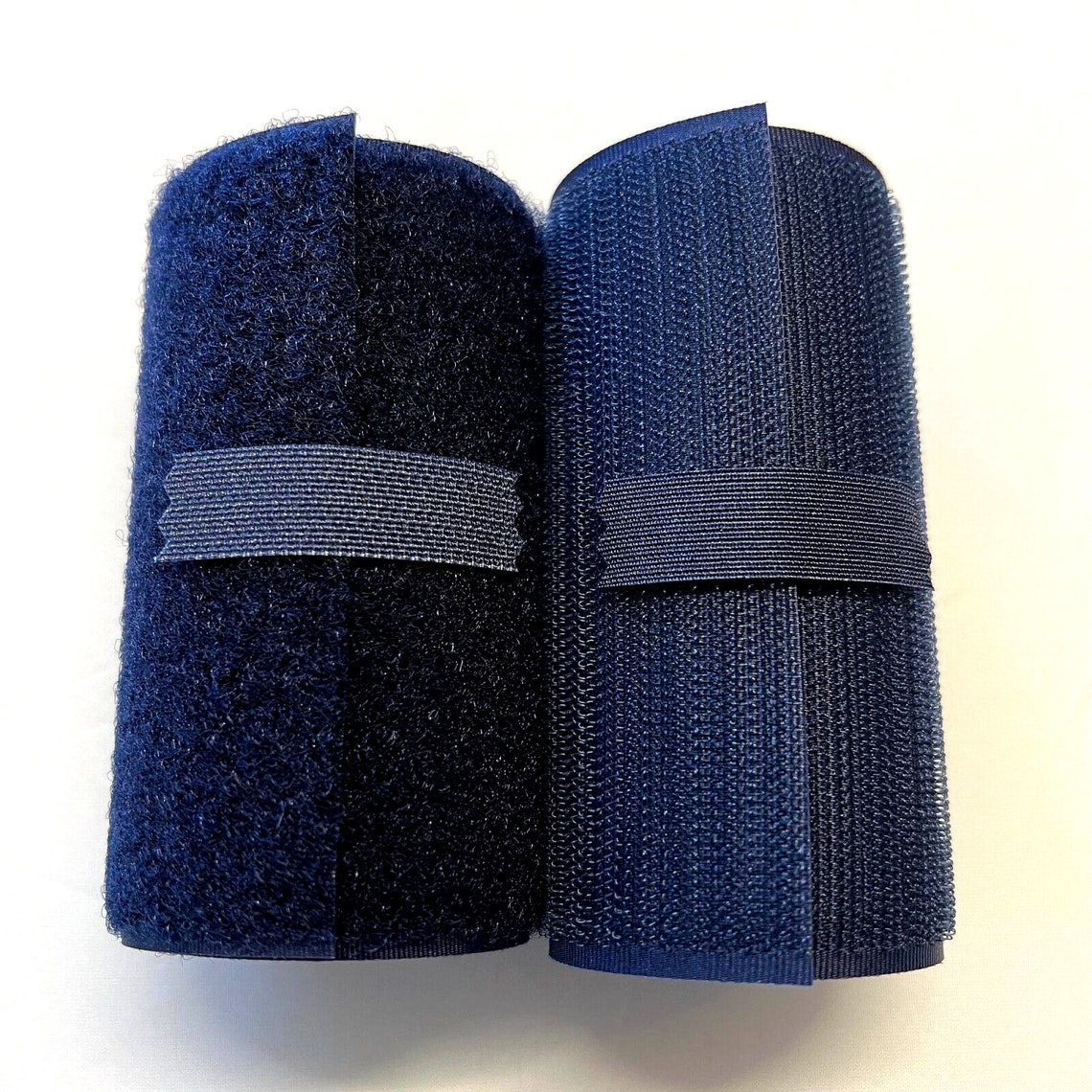 4" Wide Velcro® Brand MIL-SPEC Dark Blue Sew-on Type Hook and Loop Set ...