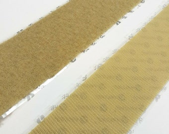 4 Wide Velcro® Brand MIL-SPEC Beige Sew-on Type Hook and Loop Set 1 ...