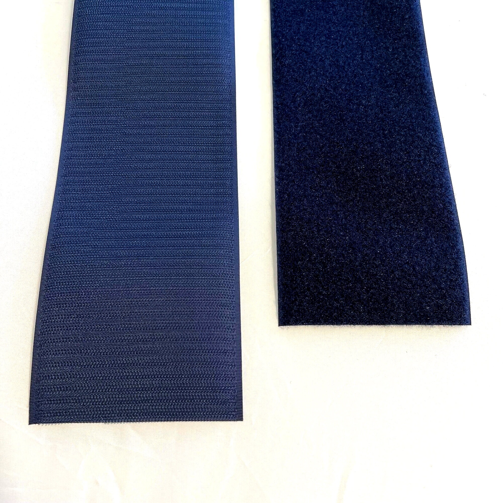 4" Wide Velcro® Brand MIL-SPEC Dark Blue Sew-on Type Hook and Loop Set ...