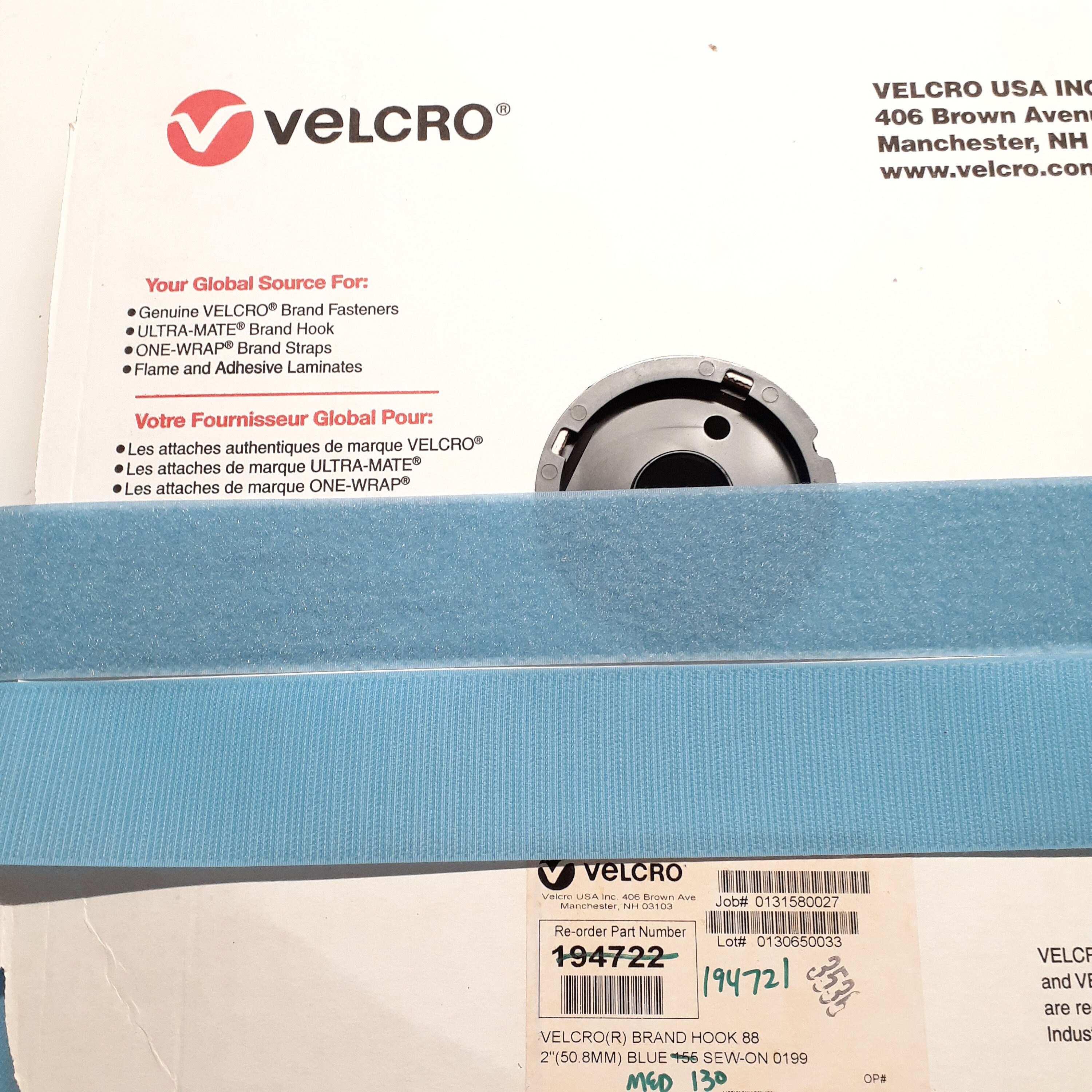 VELCRO® Brand Colors 2" Wide SEW-ON Type - No Adhesive - Choose Color ...