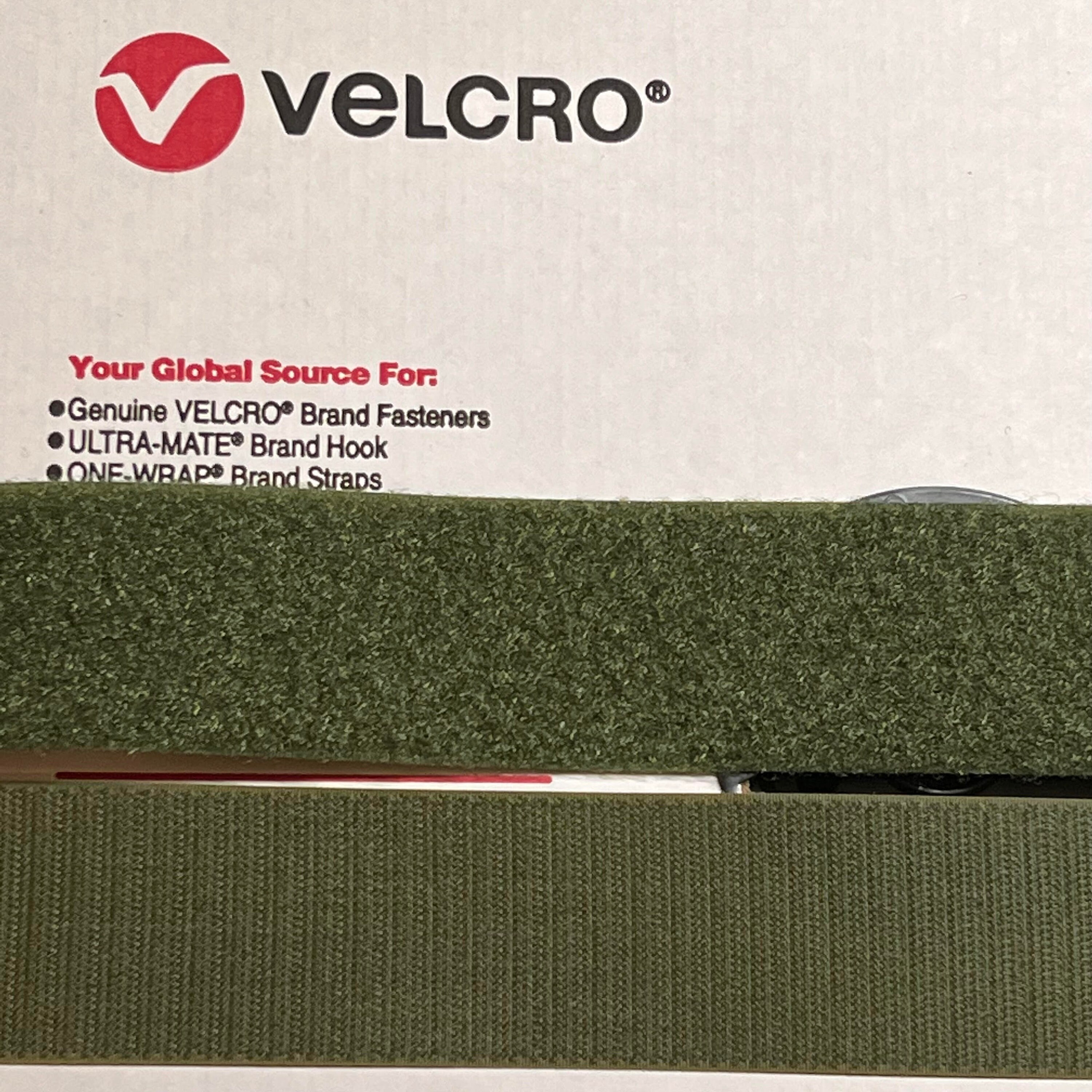 2" Wide Velcro® Brand MIL-SPEC Olive Green Sew-on Type Hook and Loop ...