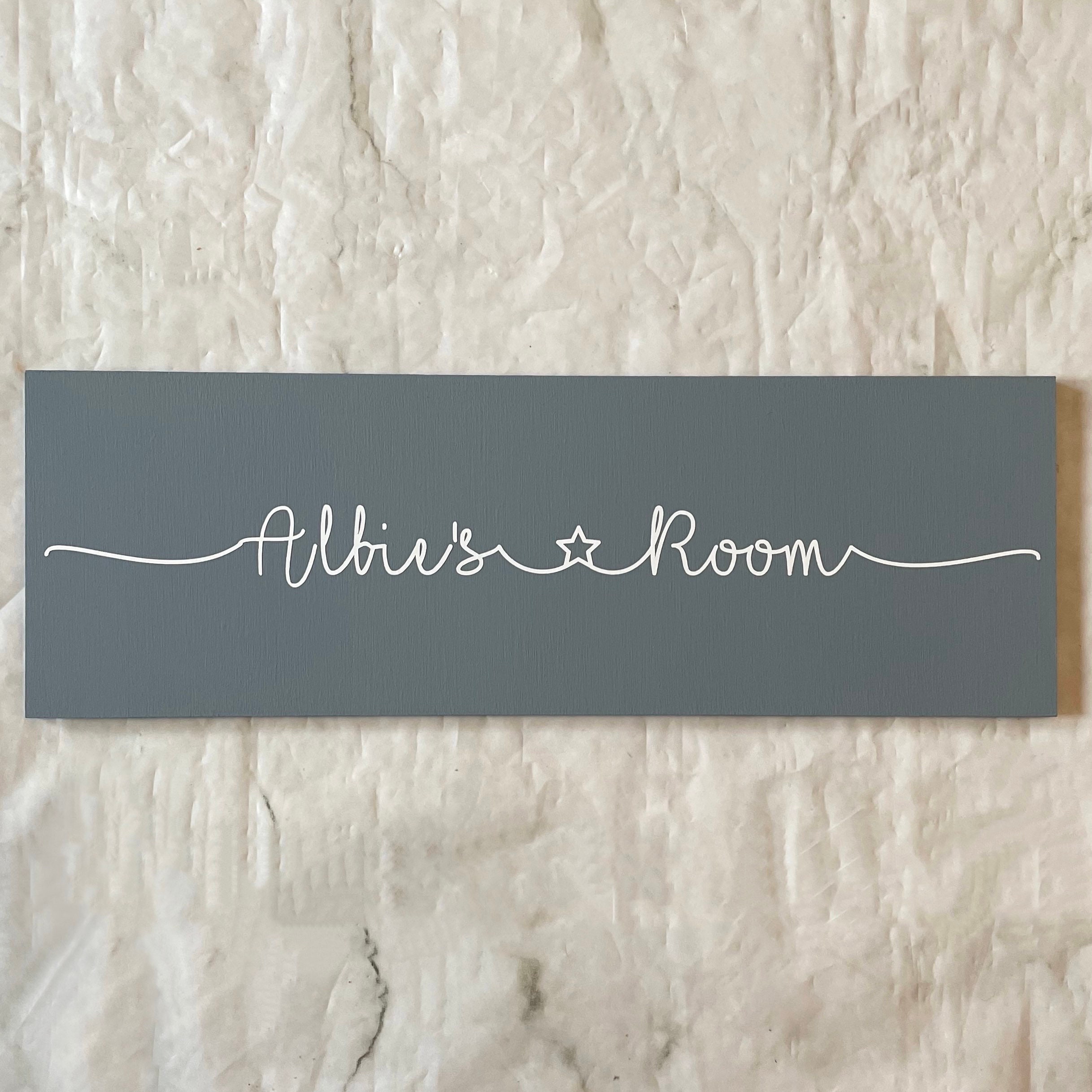 Boys Bedroom Star Personalised Door Sign Plaque 30cm - Etsy UK