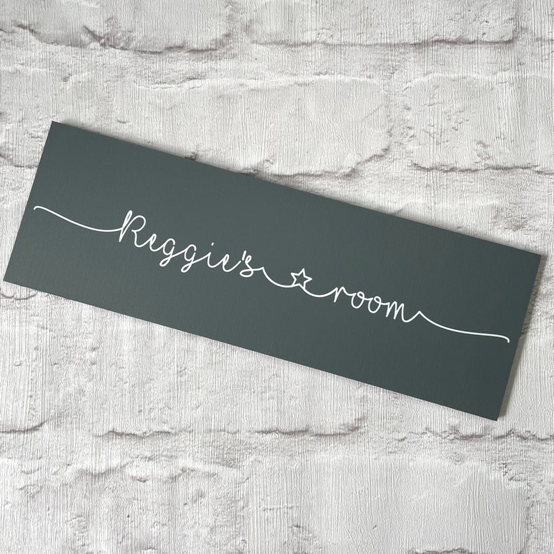 Boys Bedroom Star Personalised Door Sign Plaque 30cm - Etsy UK