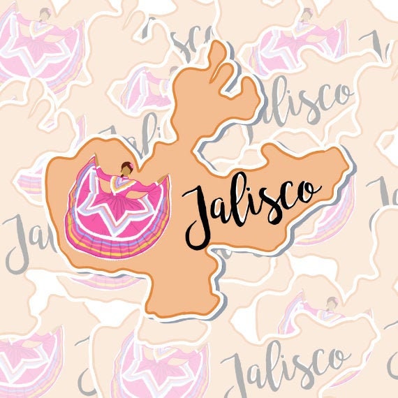 Jalisco State Sticker | Etsy