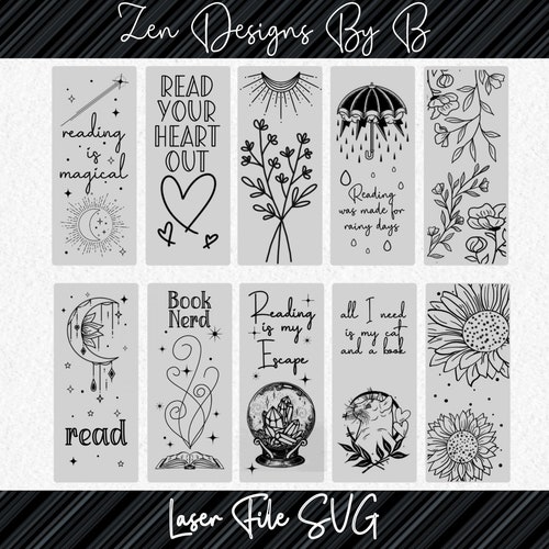 Bookmark SVG Bundle Bookmarks Bookmark Svg Teacher Gift - Etsy