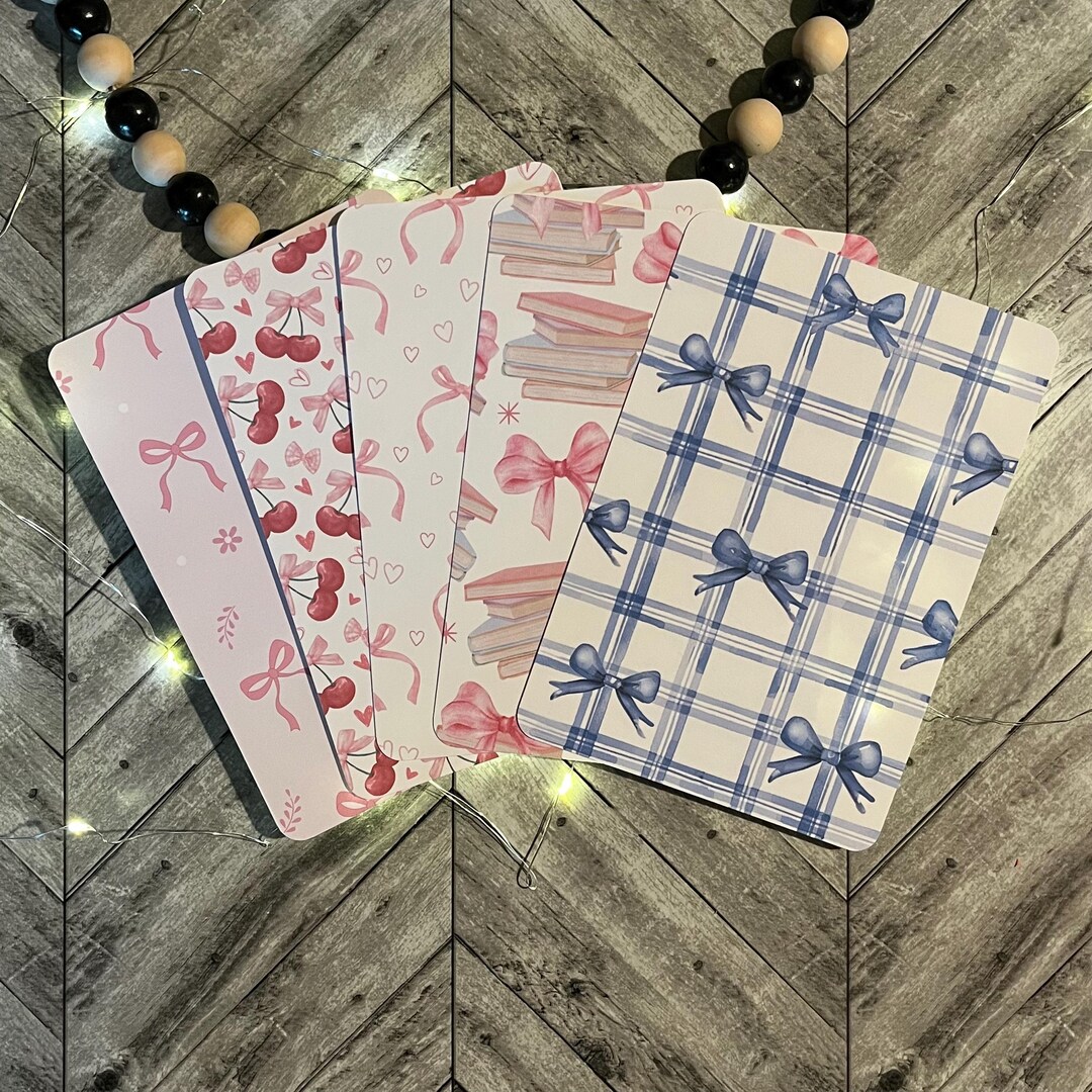 Coquette Bow Kindle Insert, Clear Case Kindle Insert, Pink Bow Kindle ...