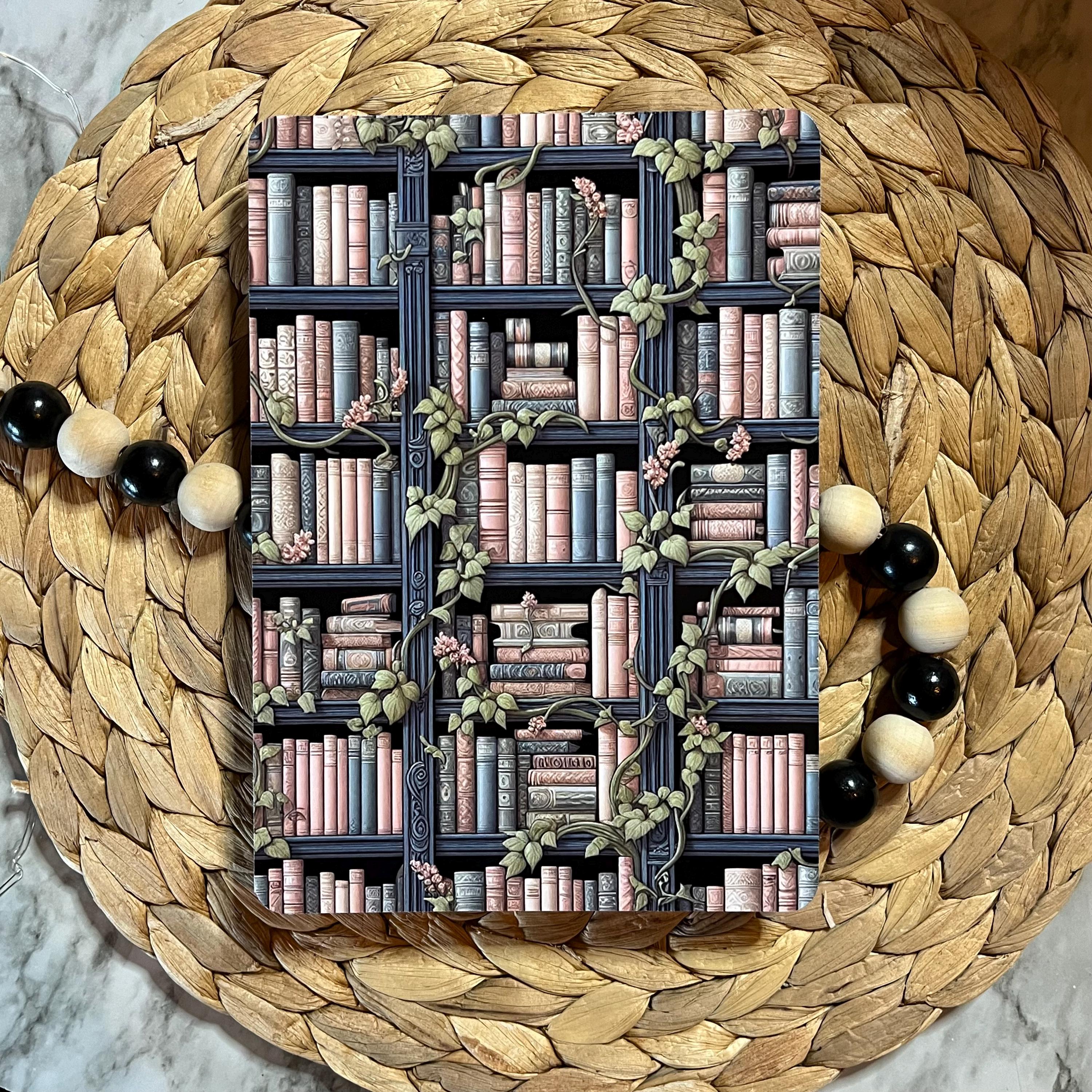 3D Bookshelf Kindle Insert, Clear Case Kindle Insert, Book Stack Kindle ...