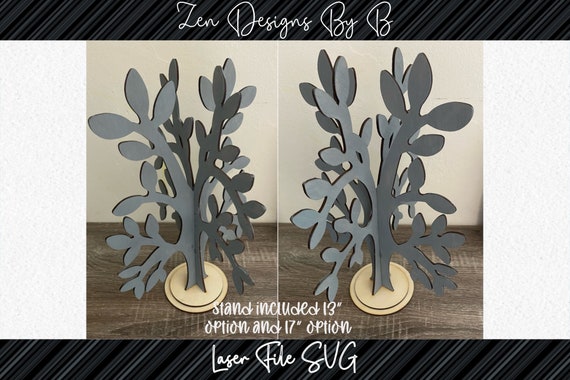 3D Standing Tree SVG File Two Sizes Comes With Stand for | Etsy