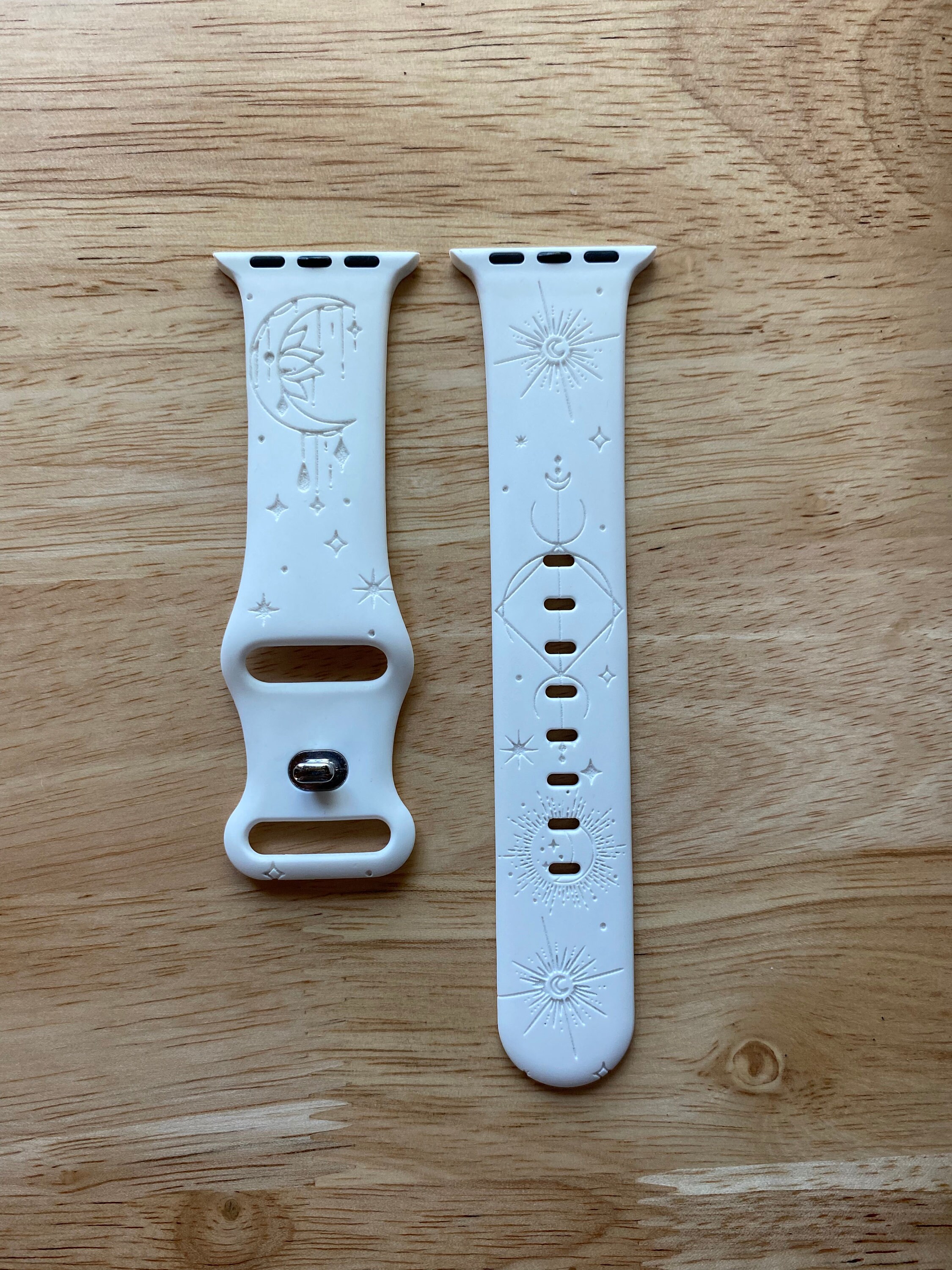 Celestial Moon Laser SVG File for Silicone Watch Band - Etsy