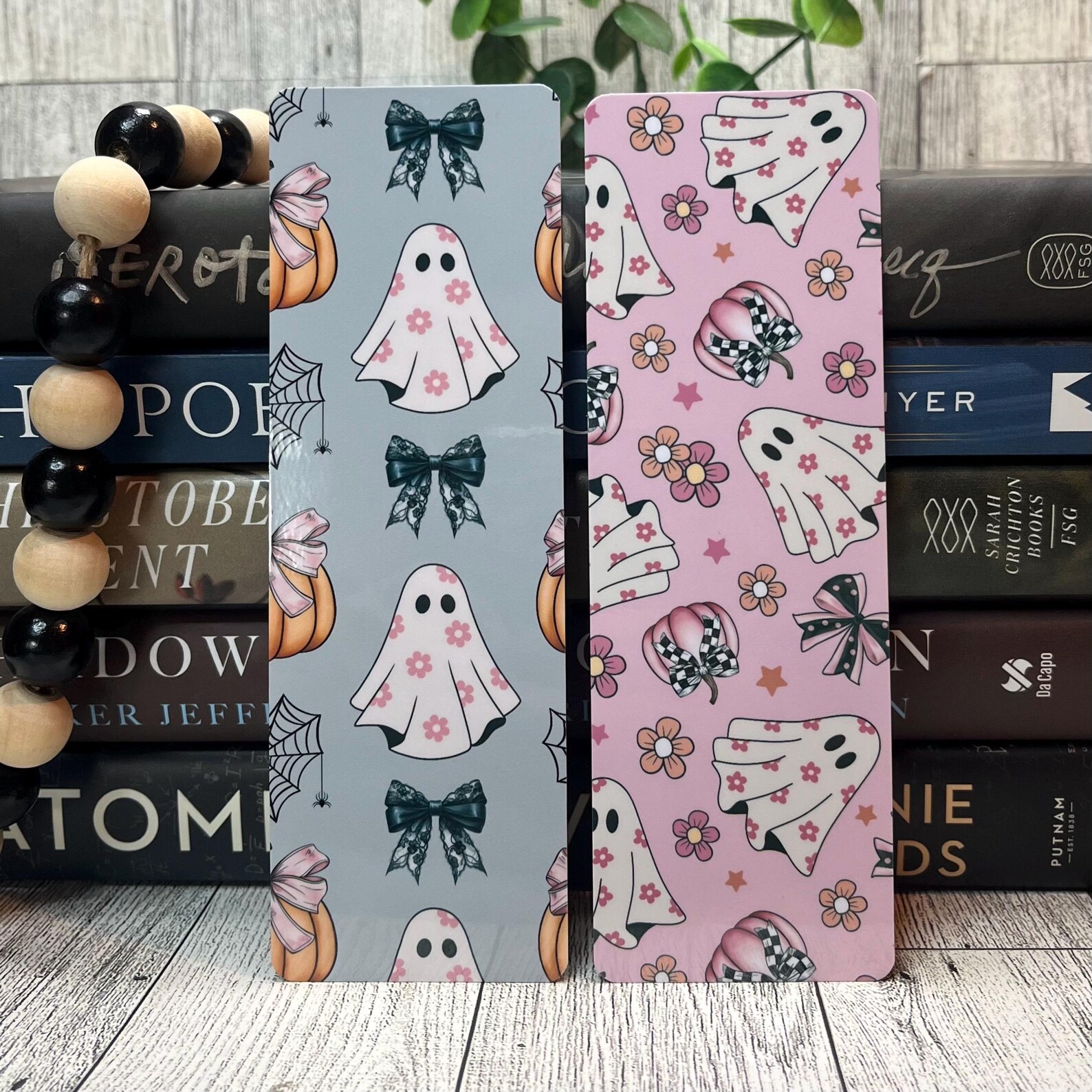 Ghost Bookmark, Cute Ghost Bookmark, Bookmarks for Women, Halloween ...