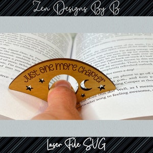 Book Page Holder Bundle of 6 Laser SVG, Floral Book Page Holder, Book ...