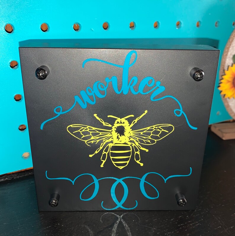 Worker Bee SVG Cut File Cute Bee Home Decor | Etsy