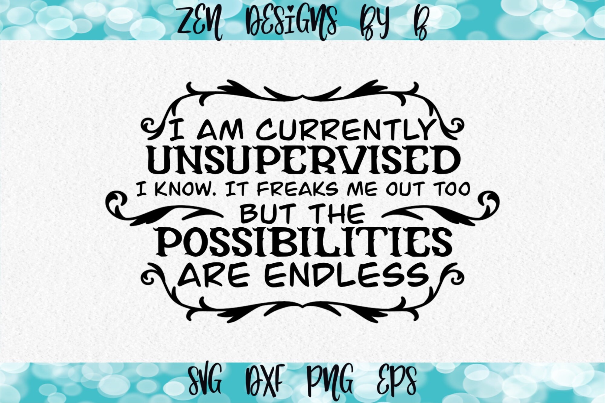 Currently Unsupervised SVG Cut File Funny Shirt Idea - Etsy
