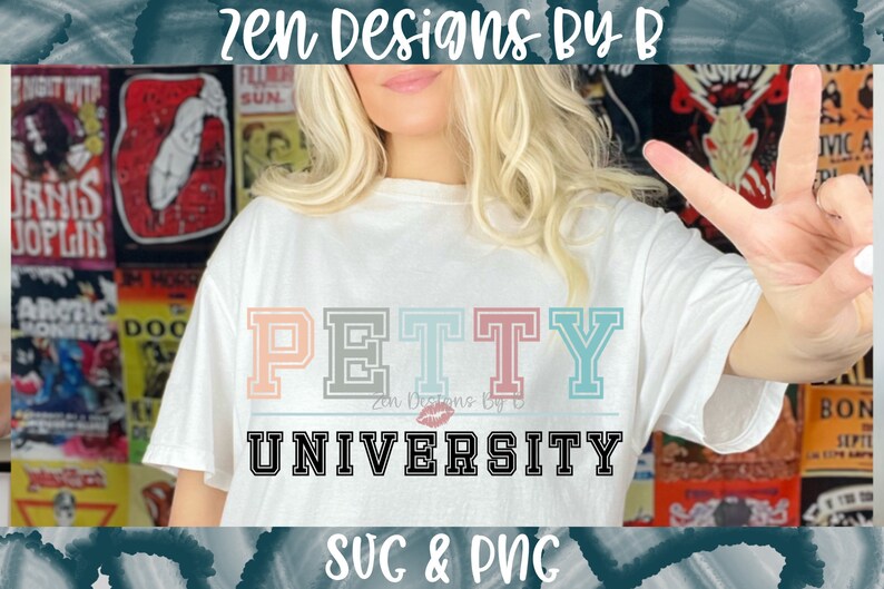 Petty University SVG and Sublimation File Petty State of - Etsy
