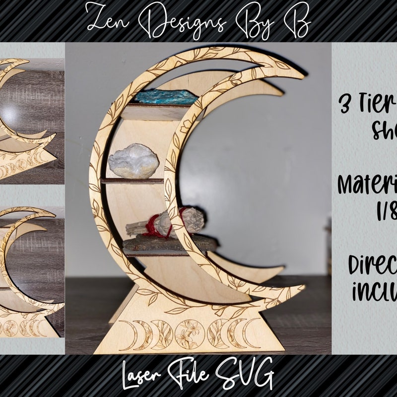 Crescent Moon Shelf - Etsy