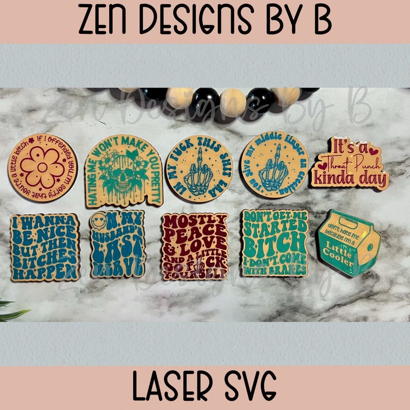 Laser Cut Pins - Etsy