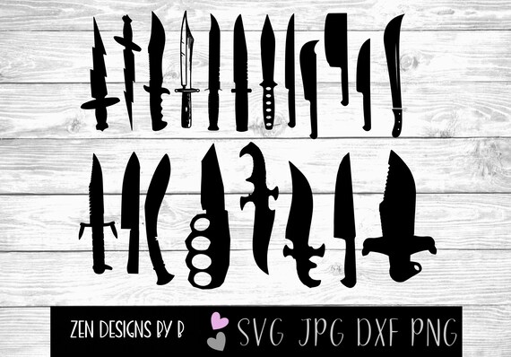 Knife SVG Cut File | Etsy