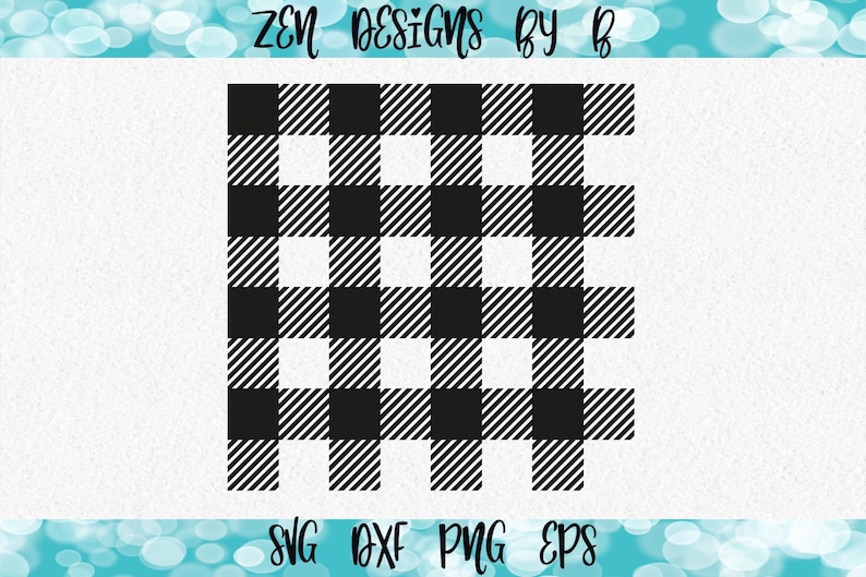 Buffalo Plaid SVG Cut File, Buffalo Check - Etsy
