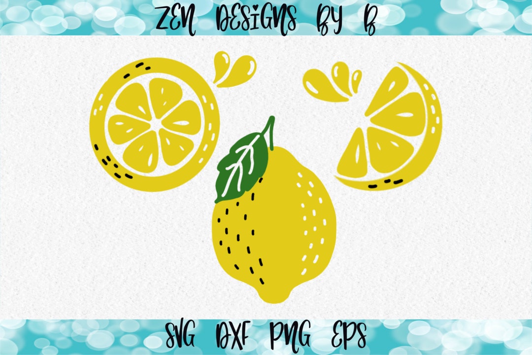 Lemon SVG, Lemon Bundle, Layered With Color Files Included - Etsy