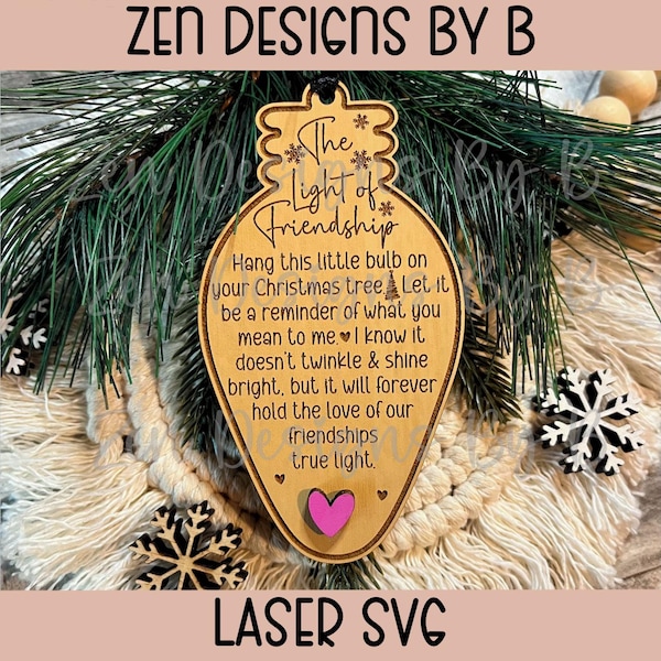 The Light of Friendship Svg - Etsy
