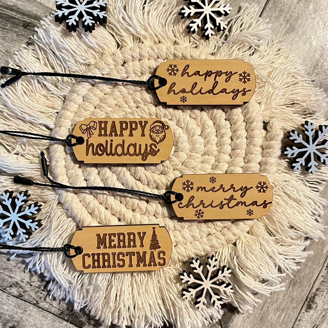 Gift Tag Set, Christmas Gift Tags, Cute Gift Charm, Gift Tag Bundle ...