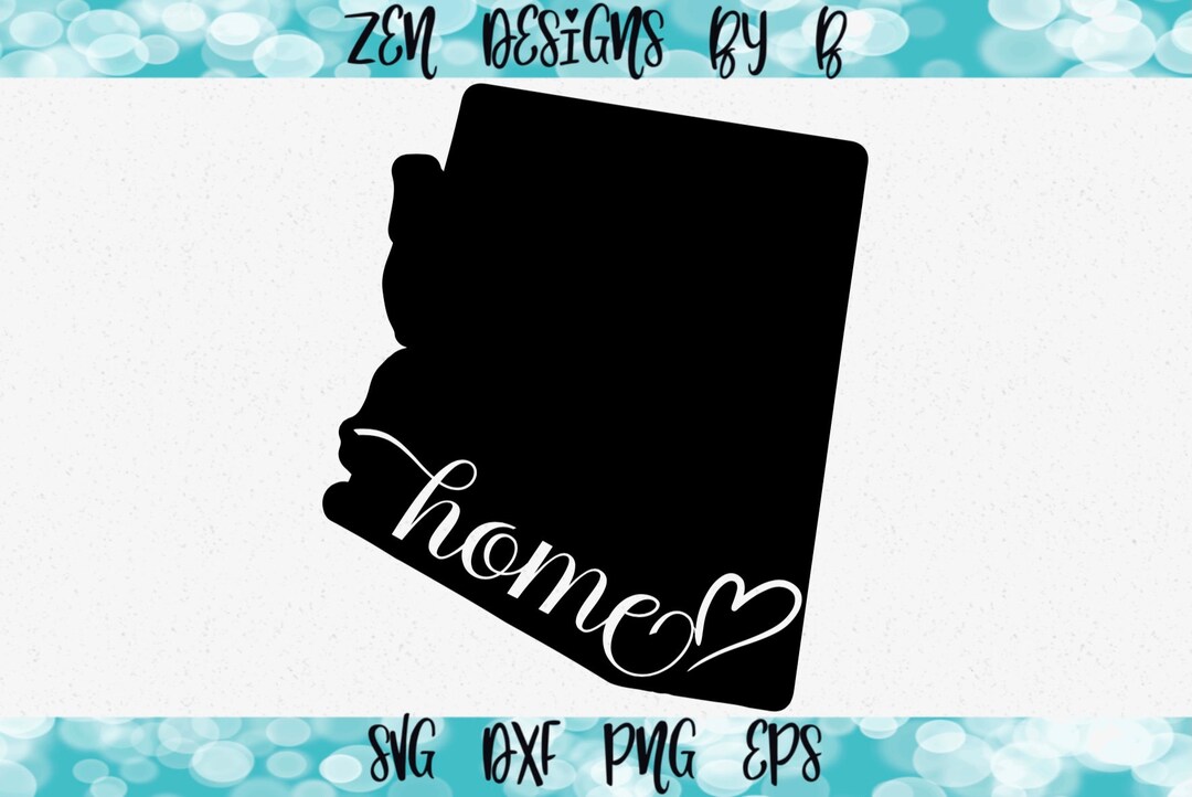 Arizona Home SVG Cut File Arizona Granja AZ - Etsy España