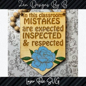 Teacher Classroom Signs Laser Cut File Bundle (SVG) - Etsy