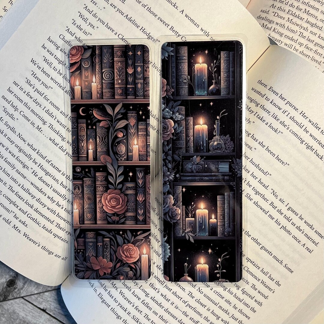 Dark Academia Bookmark, Library Bookmark, Bookmarks for Women ...