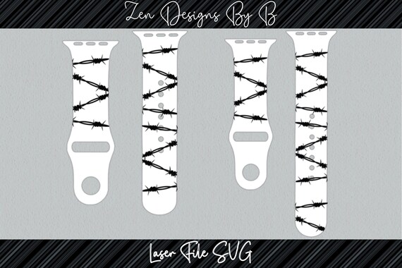 Barbed Wire Watch Band Laser SVG File for Silicone Watch Band | Etsy