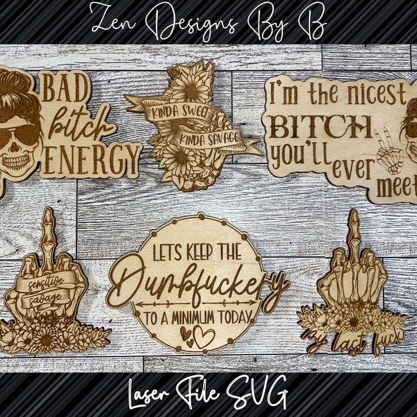 Laser Cut Middle Finger - Etsy