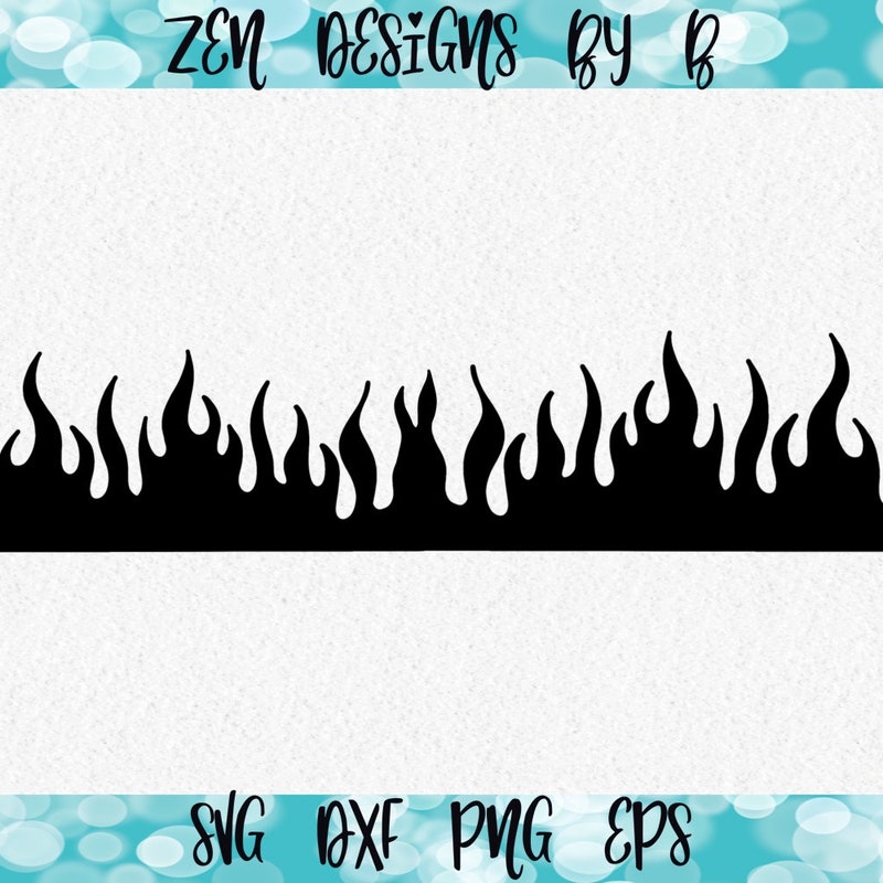 Flame Svg - Etsy