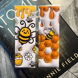 3D Puff Bee Bookmark, Honey Bees Bookmark, Bookmarks for Women, Bees ...