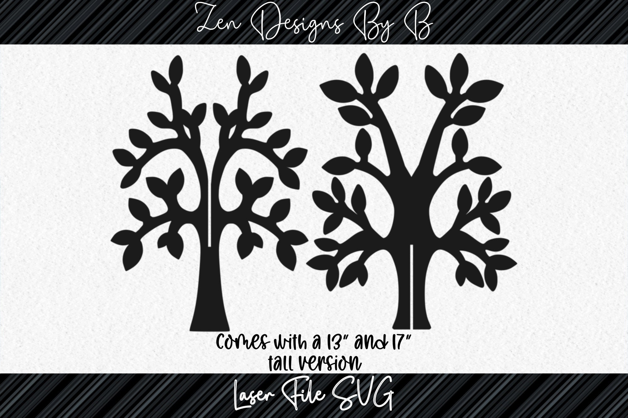 3D Standing Tree SVG File Two Sizes Comes With Stand for | Etsy