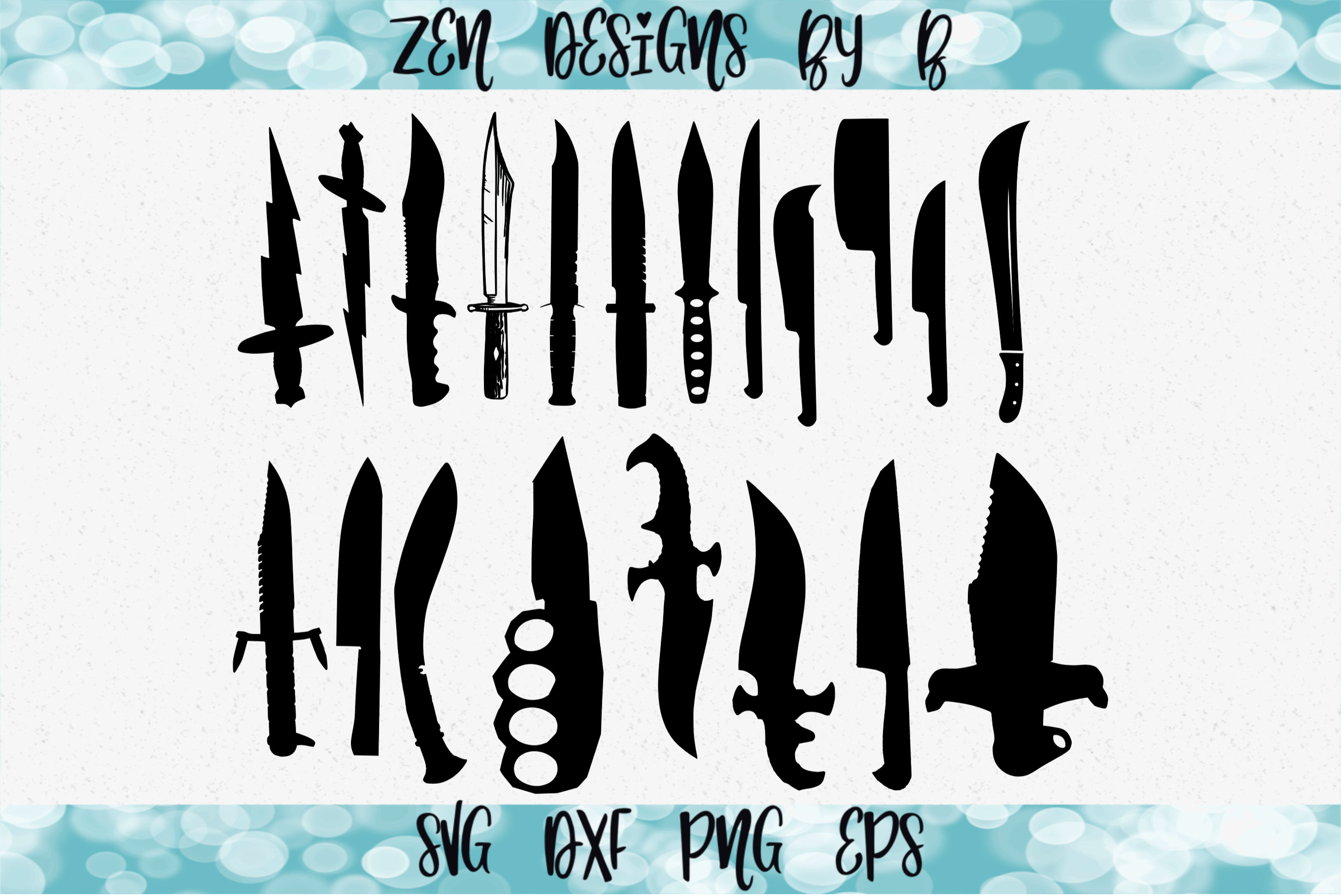 Knife SVG Cut File - Etsy