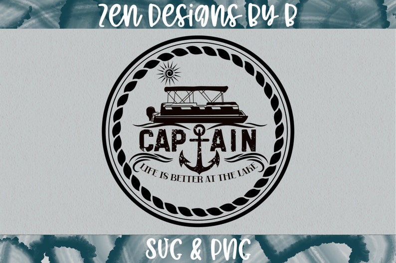Pontoon Captain SVG Cut File, Pontoon, Boating, Summertime, Dad Gift ...